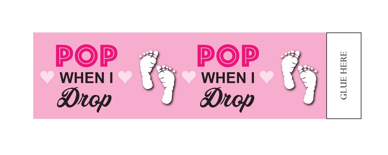 40x Pop When I Drop Baby Shower Gift Favour Party Popper | Etsy