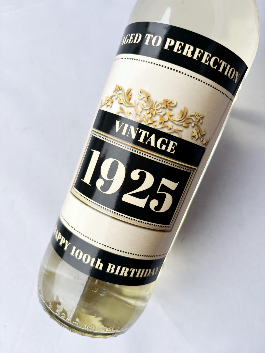 1924 Vintage 100th Birthday 2024 Aged to Perfection Wine Bottle Label ...