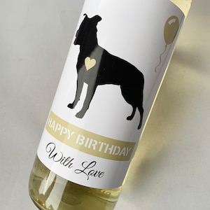 Dog Birthday Bottle Label Wine, Beer Labels, Birthday Gift From the Dog ...