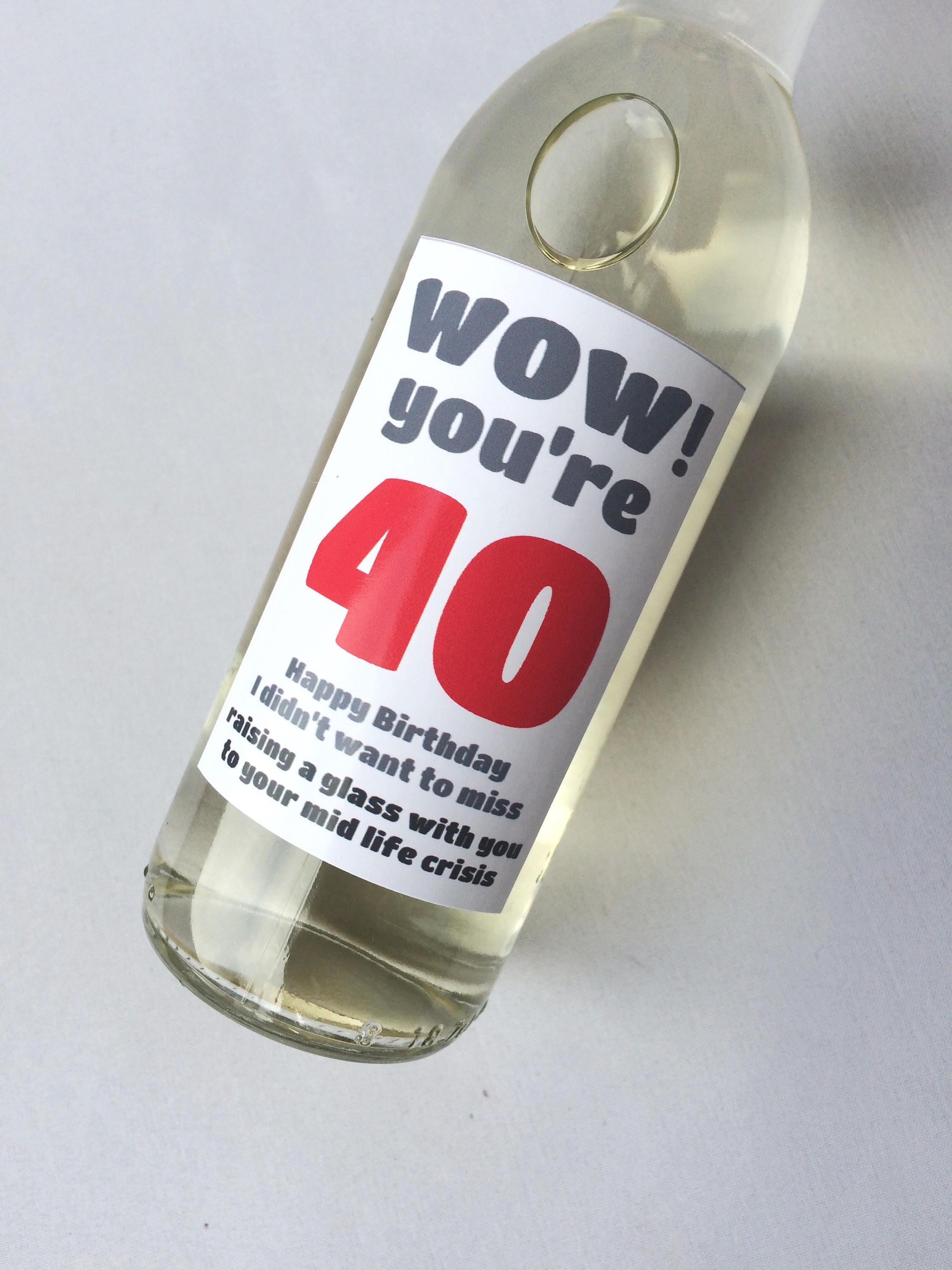 Wow You're 40 40th Birthday Funny Humorous Sarcastic | Etsy