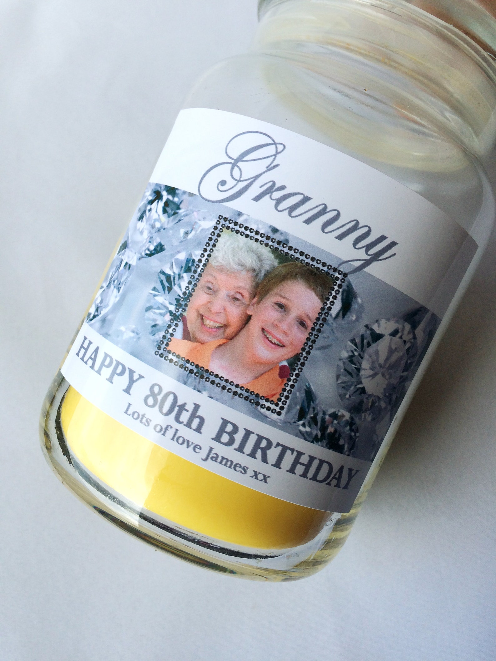 Personalised Birthday Candle Label Sticker Gift Place on Your - Etsy Canada