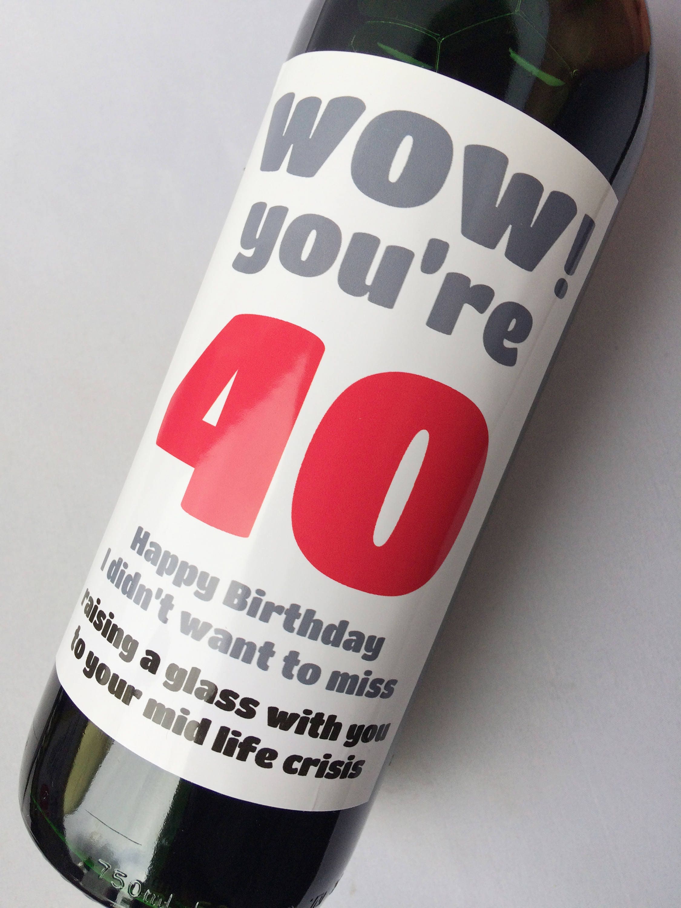 Wow You're 40 40th Birthday Funny Humorous Sarcastic | Etsy