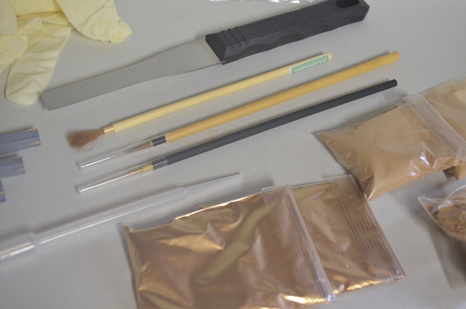 Kintsugi Materials Set, Real Lacquer, Pure Gold Powder, English Manual ...