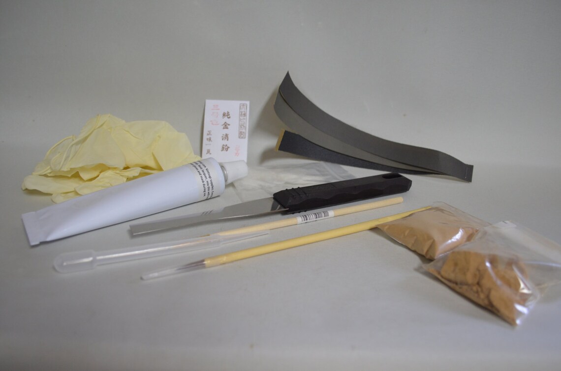 Beginner Kintsugi Materials Set, Real Lacquer, Real Gold Powder ...