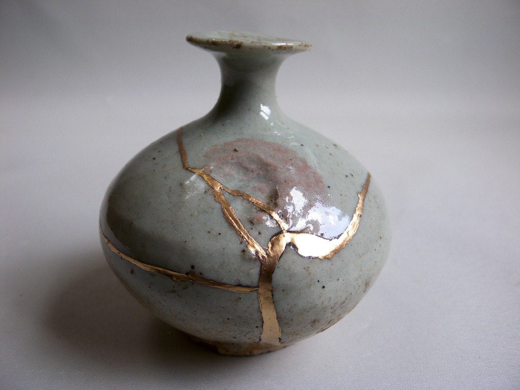 Beginner Kintsugi Materials Set, Real Lacquer, Real Gold Powder ...