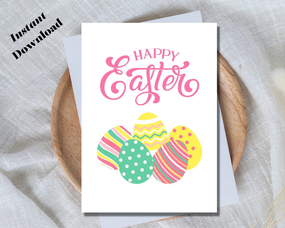Bright Easter Cards, Office Easter Cards, Pretty Holiday Cards, Single ...