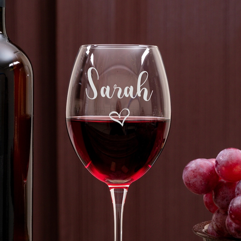 Personalized Wine Glasses - Etsy