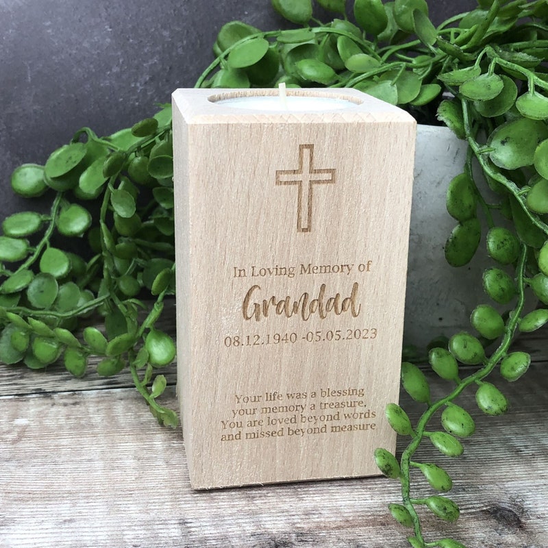 Cross Pillar Candle Holder - Etsy