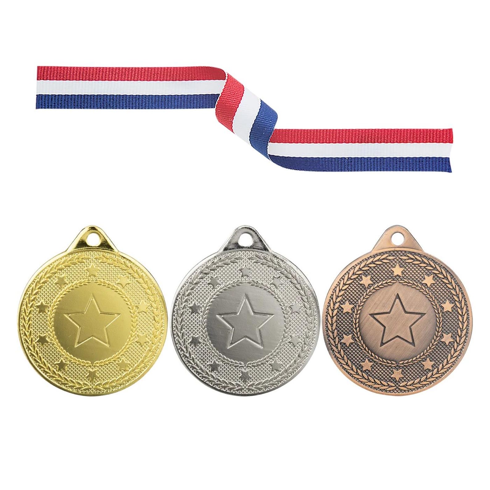 Personalised Engraved Medals Sports Award With Medal Ribbon ...