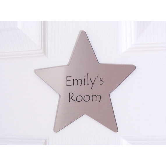Personalised Star Door Sign Kids Bedroom Room Sign | Etsy