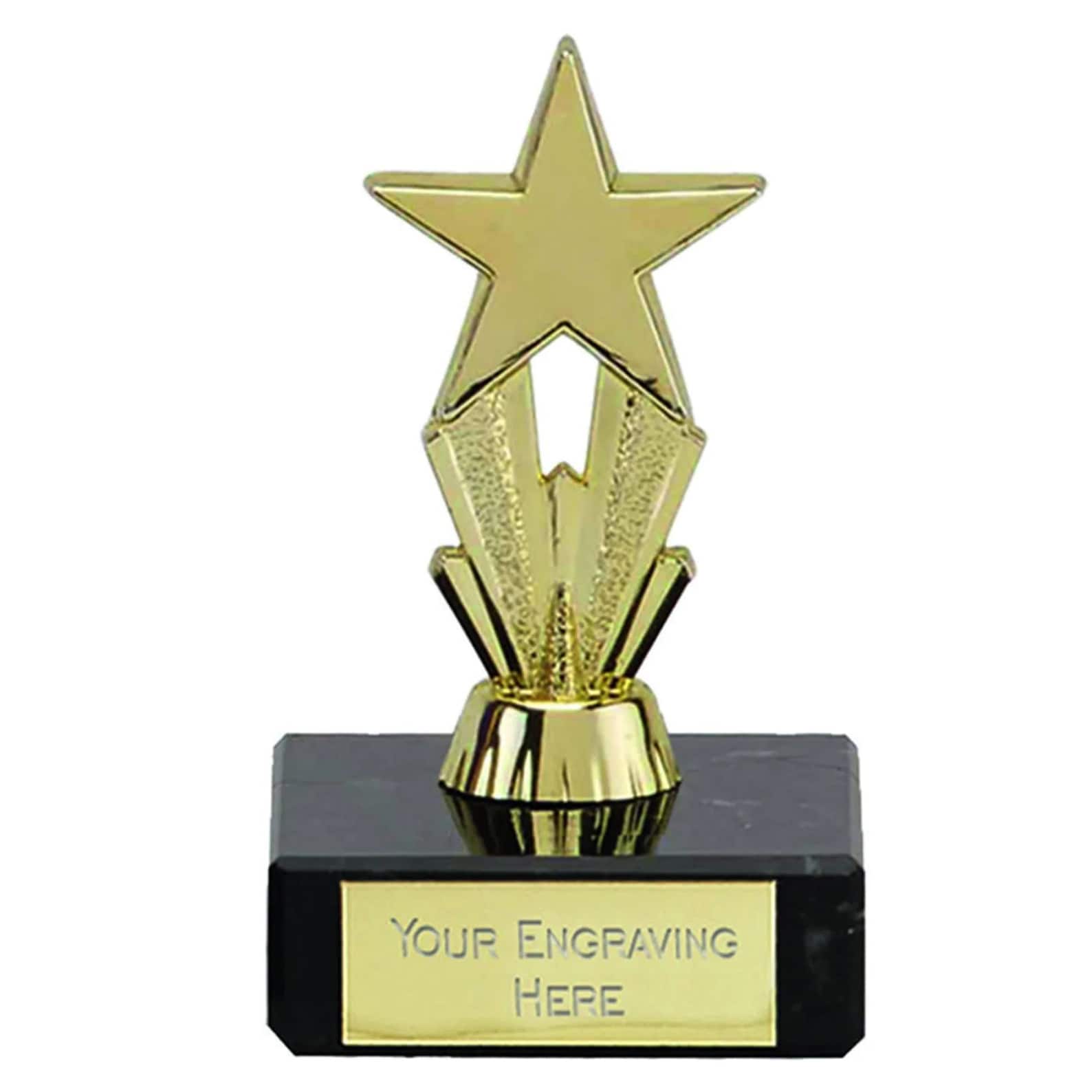 Personalised Engraved Trophy Star Award Free Engraving Etsy
