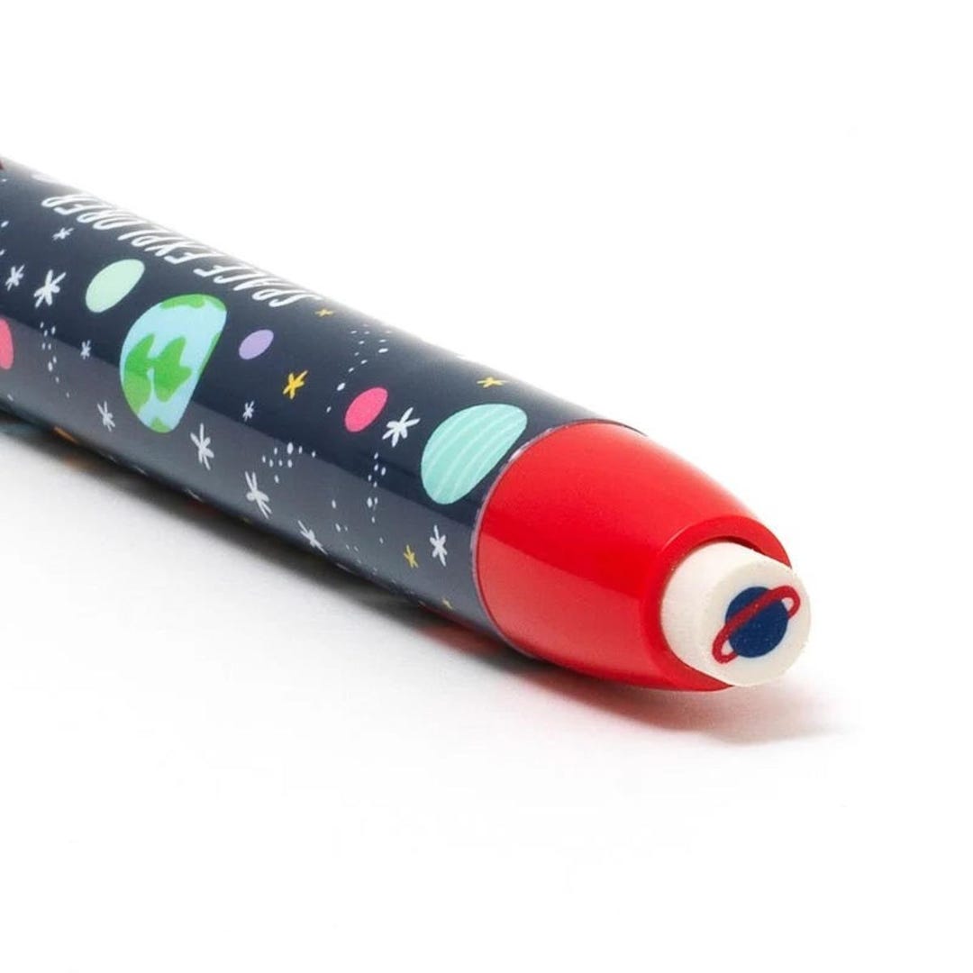 Legami OOPS! Blueberry Scented Eraser Pen - Space, Space Stationery ...