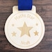 Personalised Engraved Wooden School Medals 8cm School Medal L Children ...