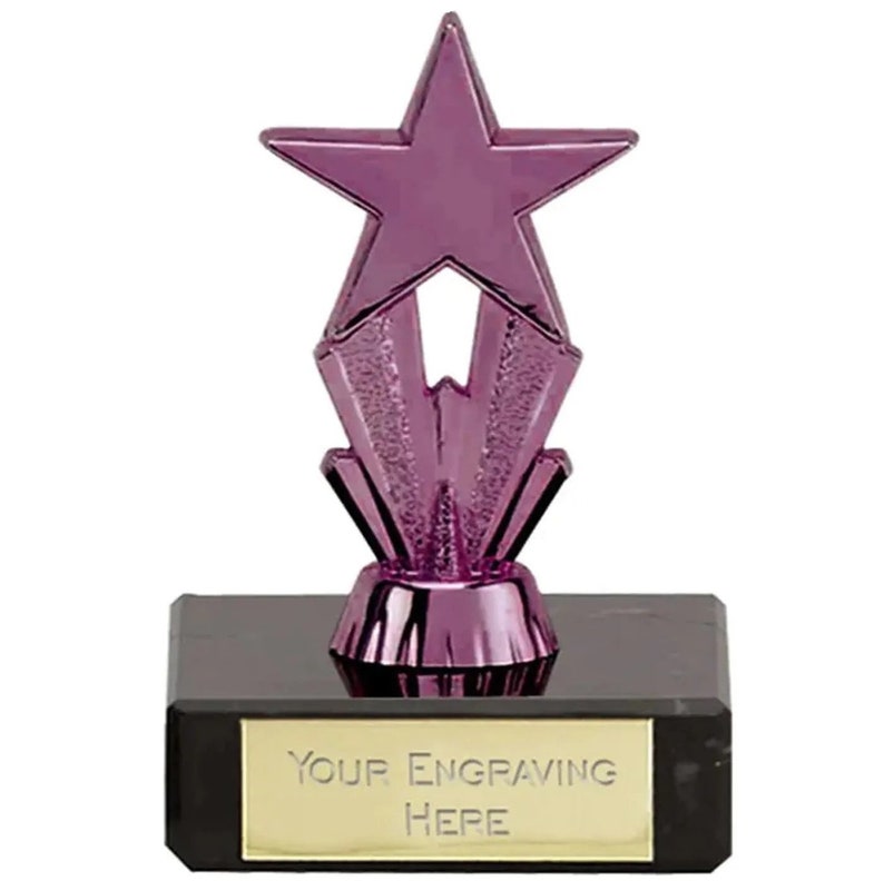 Personalised Engraved Trophy Star Award FREE ENGRAVING - Etsy UK
