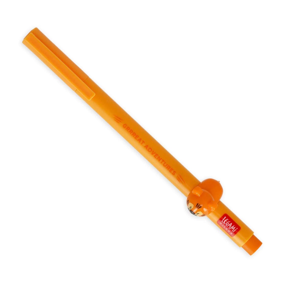 Legami Lovely Friends Orange Tiger Gel Pen, Tiger Pen, Cute Tiger Pen ...