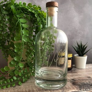 Personalised Wedding Spirit Bottle Drinks Wedding Gin Bottle ENGRAVED ...