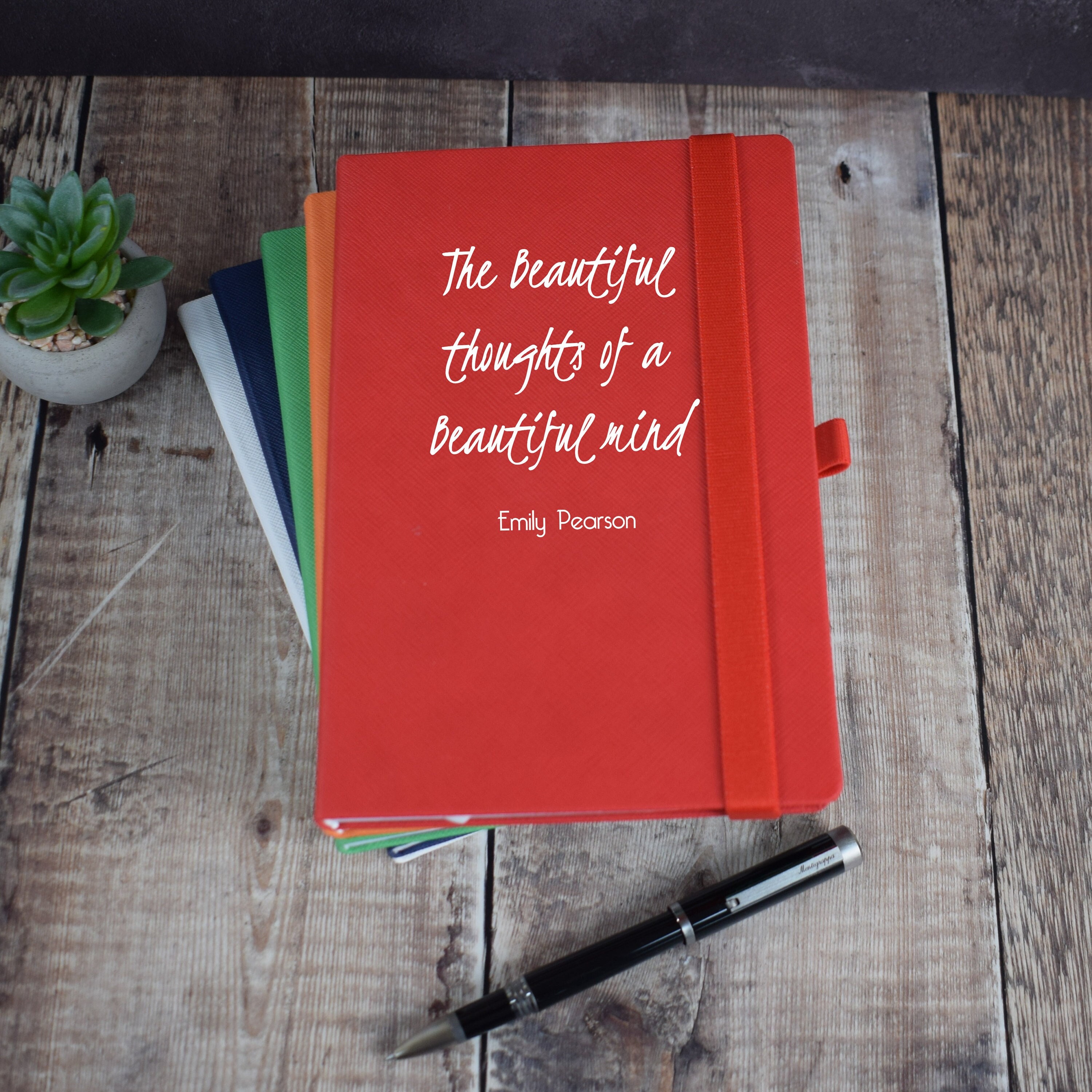 Beautiful Mind Personalised Notebook - Personalised Gifts, Journal ...