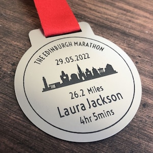 Personalised Acrylic Medal, Sports Medal, Engraved, Hiking, Running ...