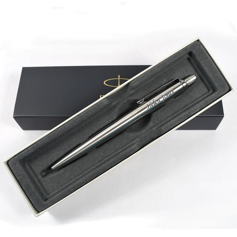Personalised Pen Engraved Pen Stainless Steel Parker Jotter - Etsy UK Personalised Pen Engraved Pen Stainless Steel Parker Jotter - Etsy UK