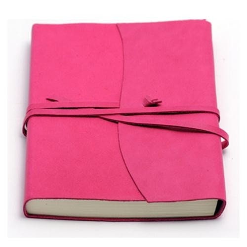 Personalised Embossed Medium Pink Genuine Leather Journal - Etsy