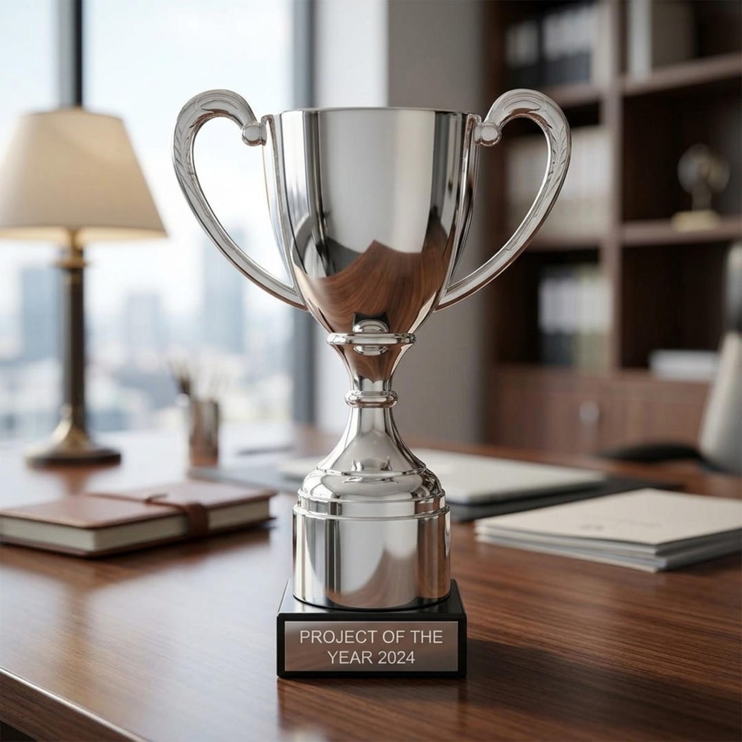 Personalised Engraved Trophy Cup Award, FREE ENGRAVING, Office ...