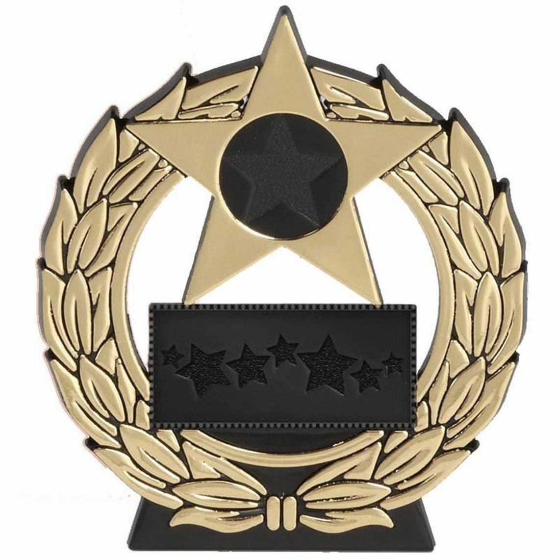 Cheap Trophy Budget Metallic Plaque Awards Gold Silver & - Etsy