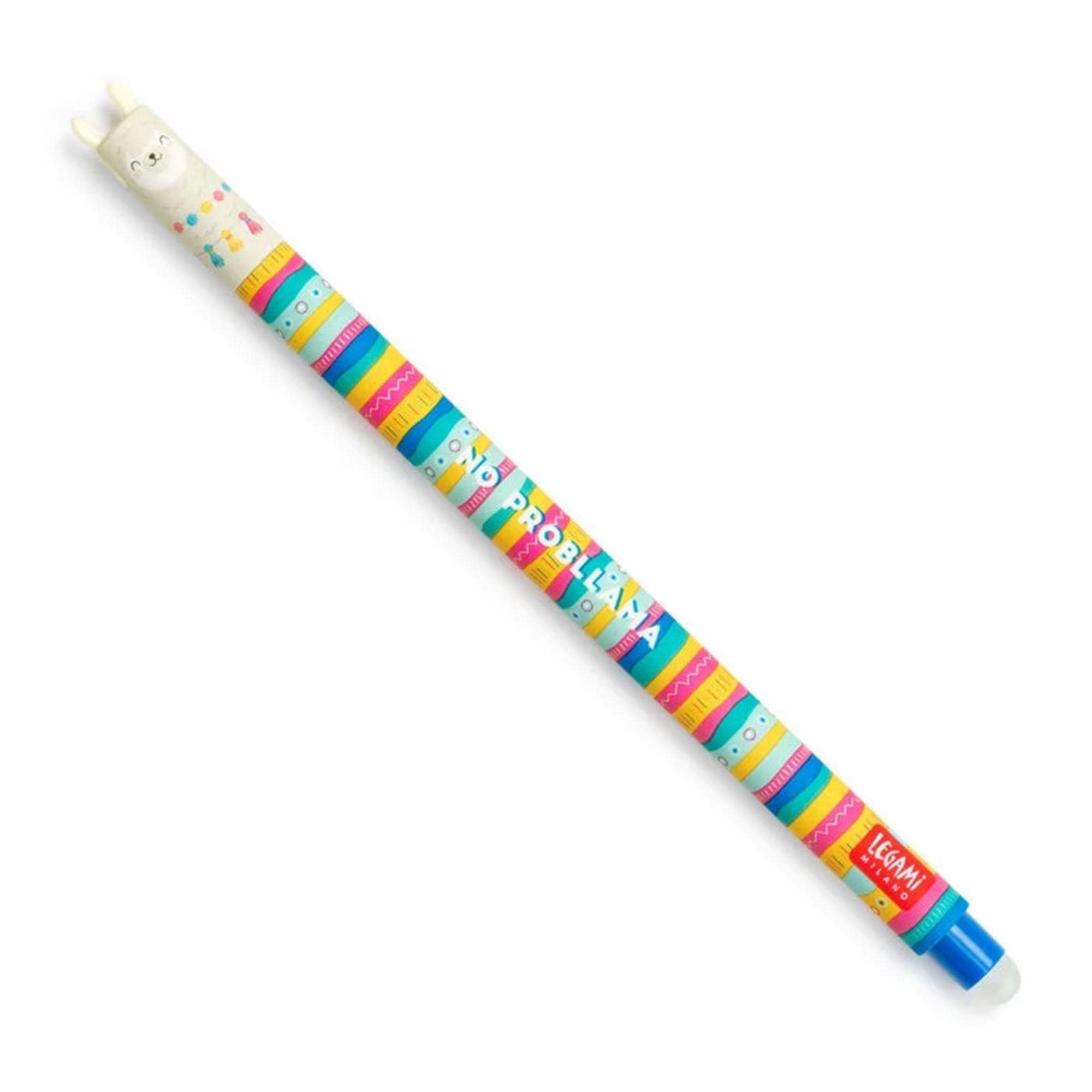 Legami Llama Erasable Gel Pen - Blue Ink - Etsy