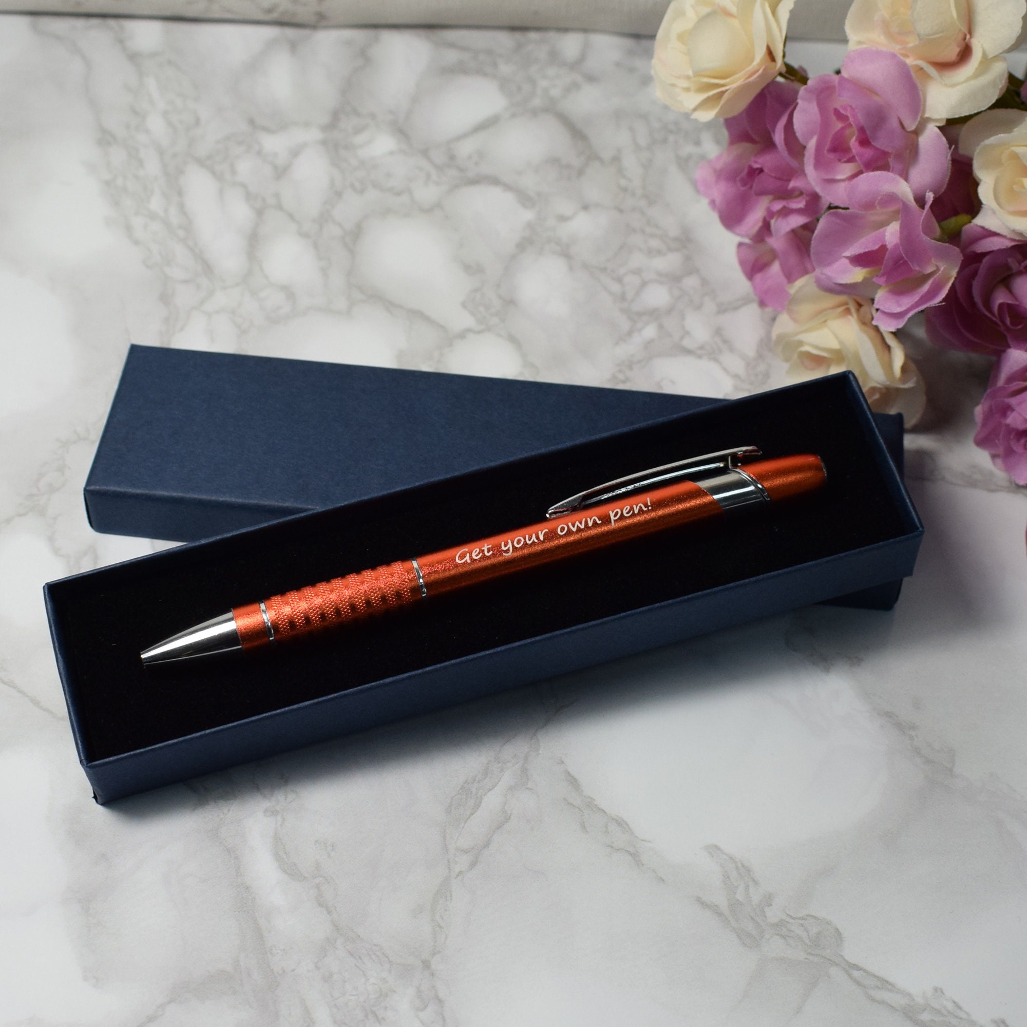 Personalised Pen, Engraved Pen, Personalized Ballpoint Pen, Solar Metal ...