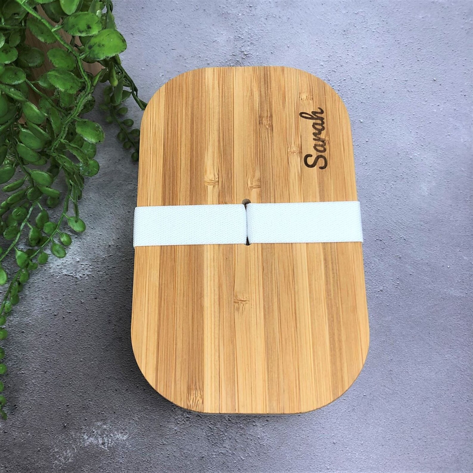 Personalised Engraved Bamboo Lunch Box Eco Friendly for Work - Etsy UK