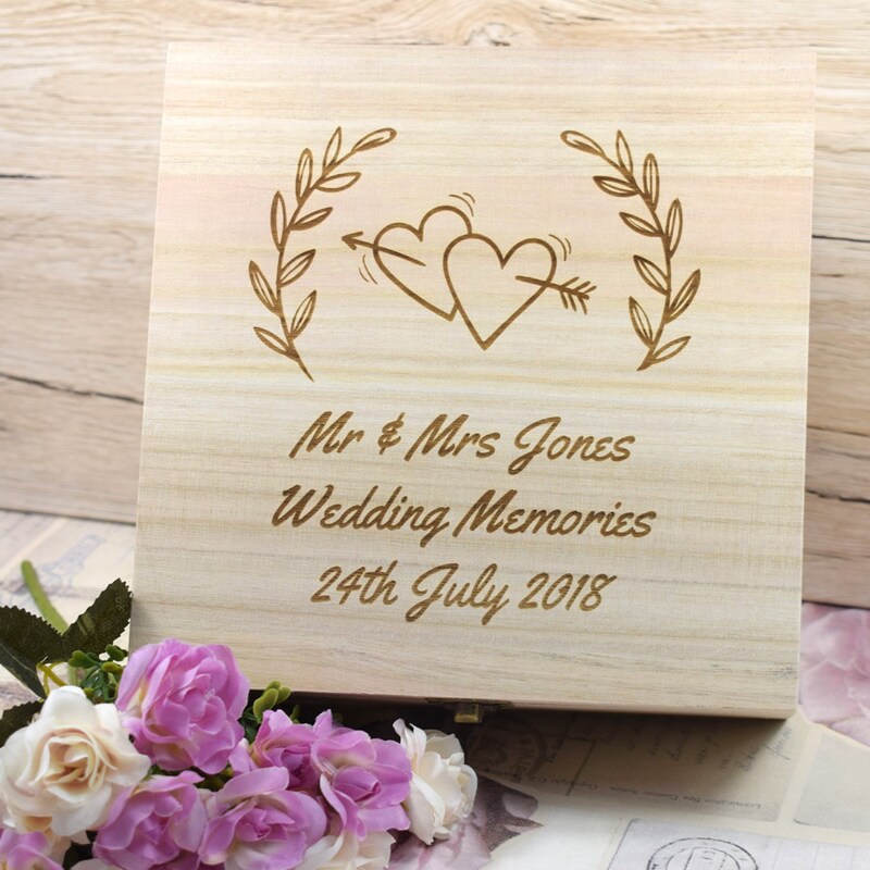 Wedding Keepsake Box - Etsy