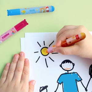 Legami Teddy Friends Marker Pens - Set of 12, Washable Felt Tip Pens ...