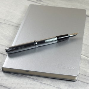 Embossed Personalised Notebook A5 - Travellers Notebook, Cute Notebook ...