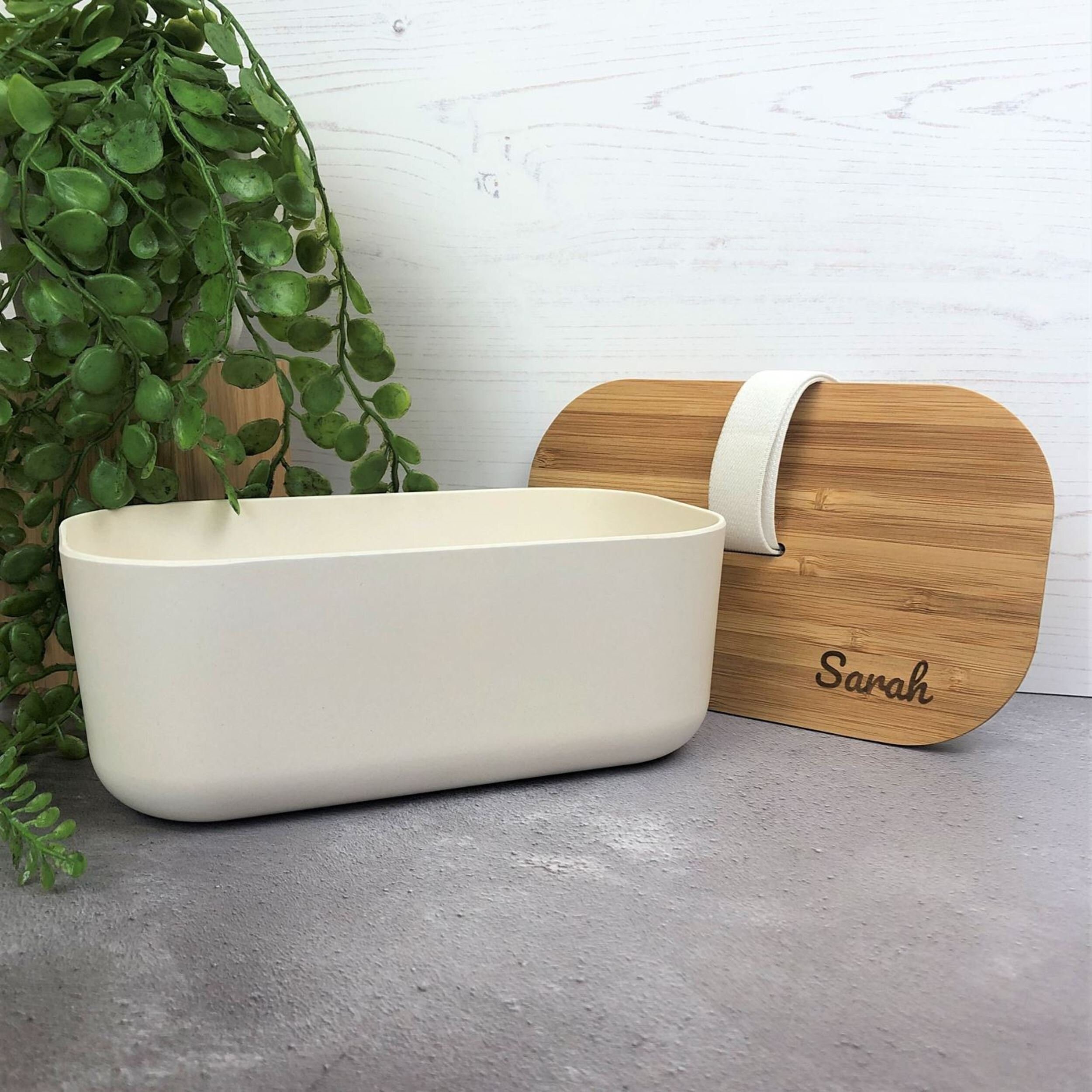 Personalised Engraved Bamboo Lunch Box Eco Friendly for Work - Etsy UK