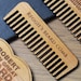 Custom Engraved Laser Cut Beard Comb Wooden Comb Mens Gift - Etsy