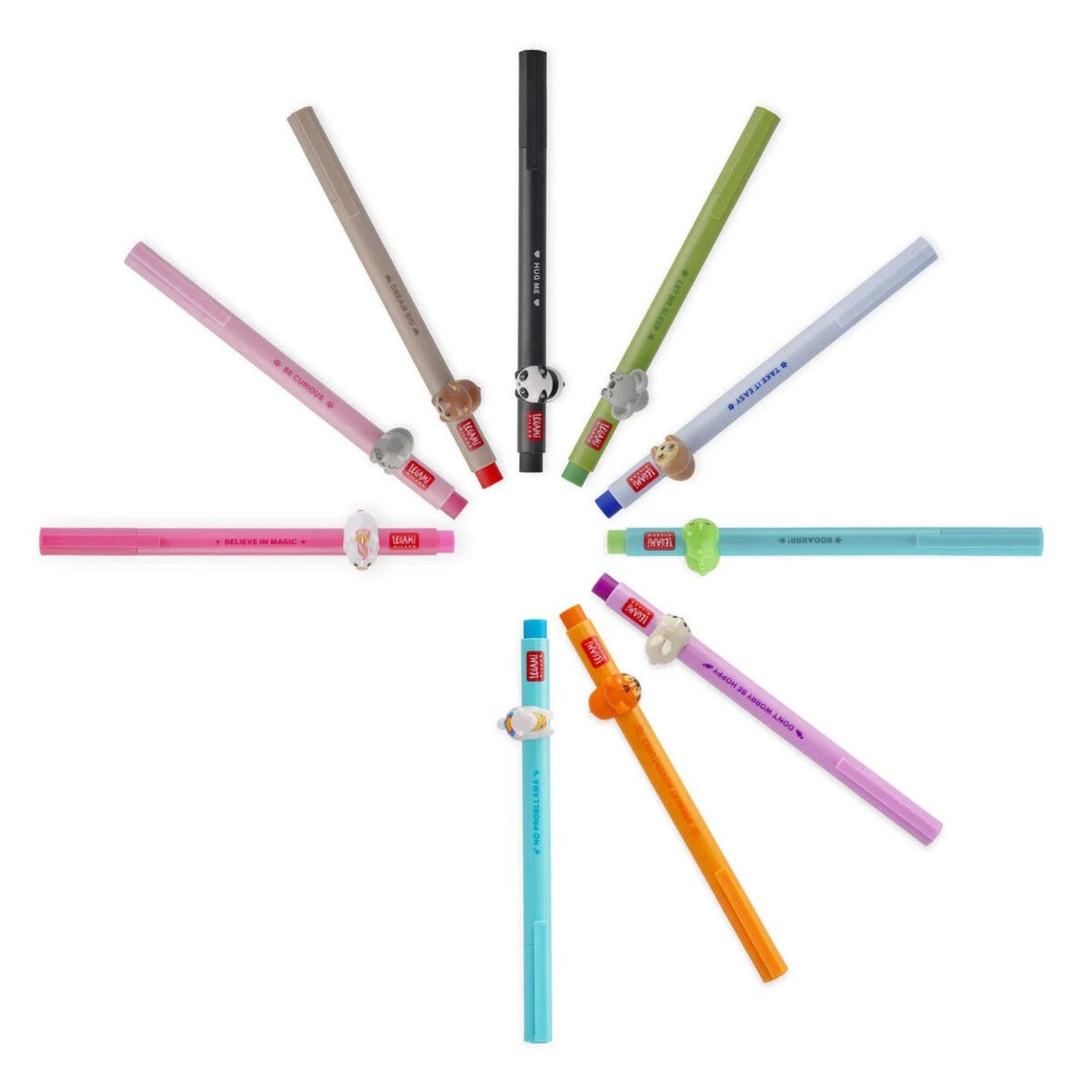 Legami Lovely Friends Teddy Bear Gel Pen, Red Ink, Teddy Bear Pen, Kids ...