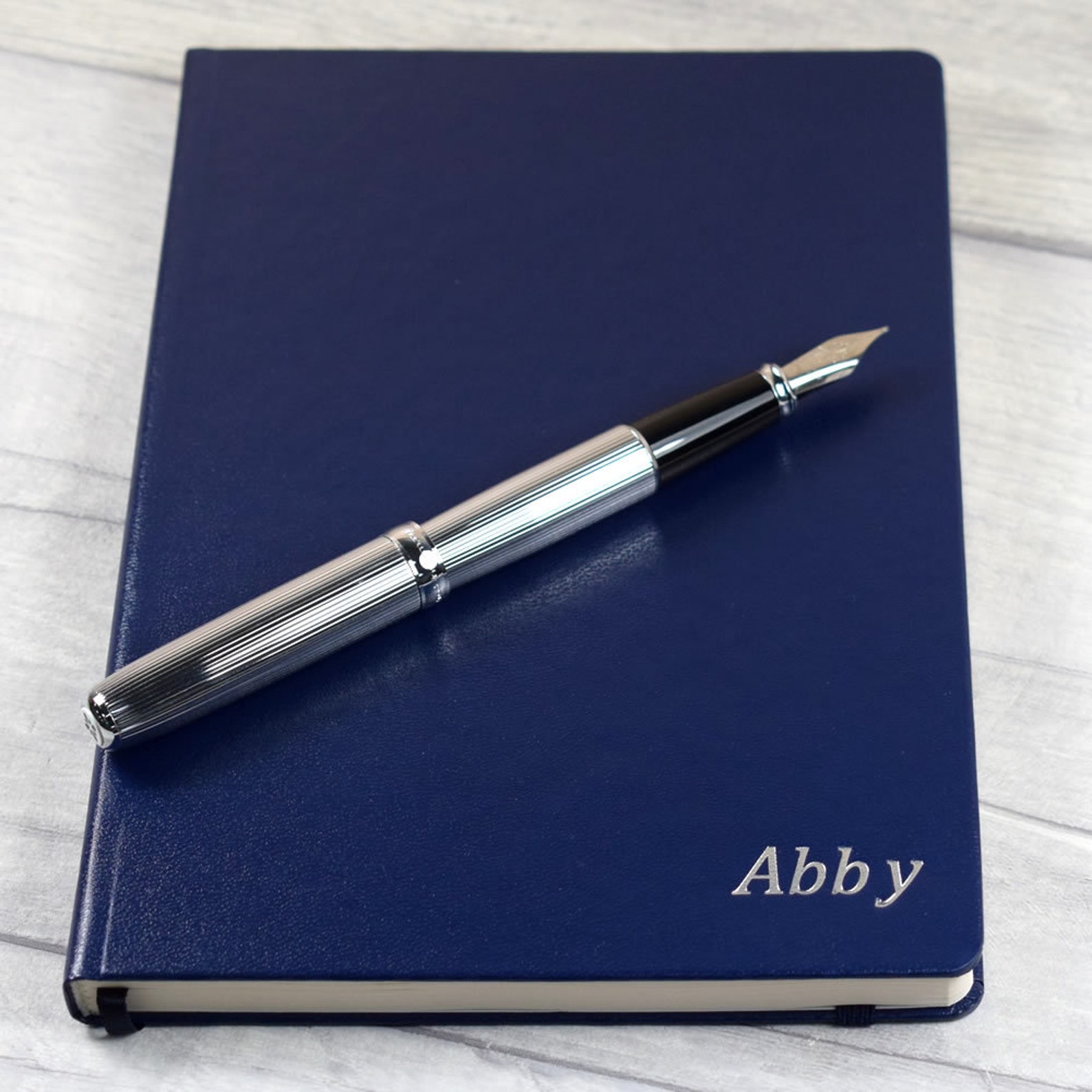 Embossed Personalised Notebook A5 Travellers Notebook Cute - Etsy