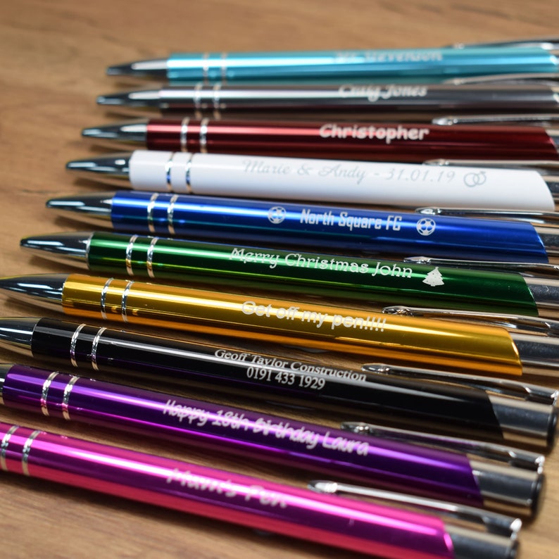 Personalised Pen, Engraved Pen, Engraved Ballpoint Pen, Mothers Day ...