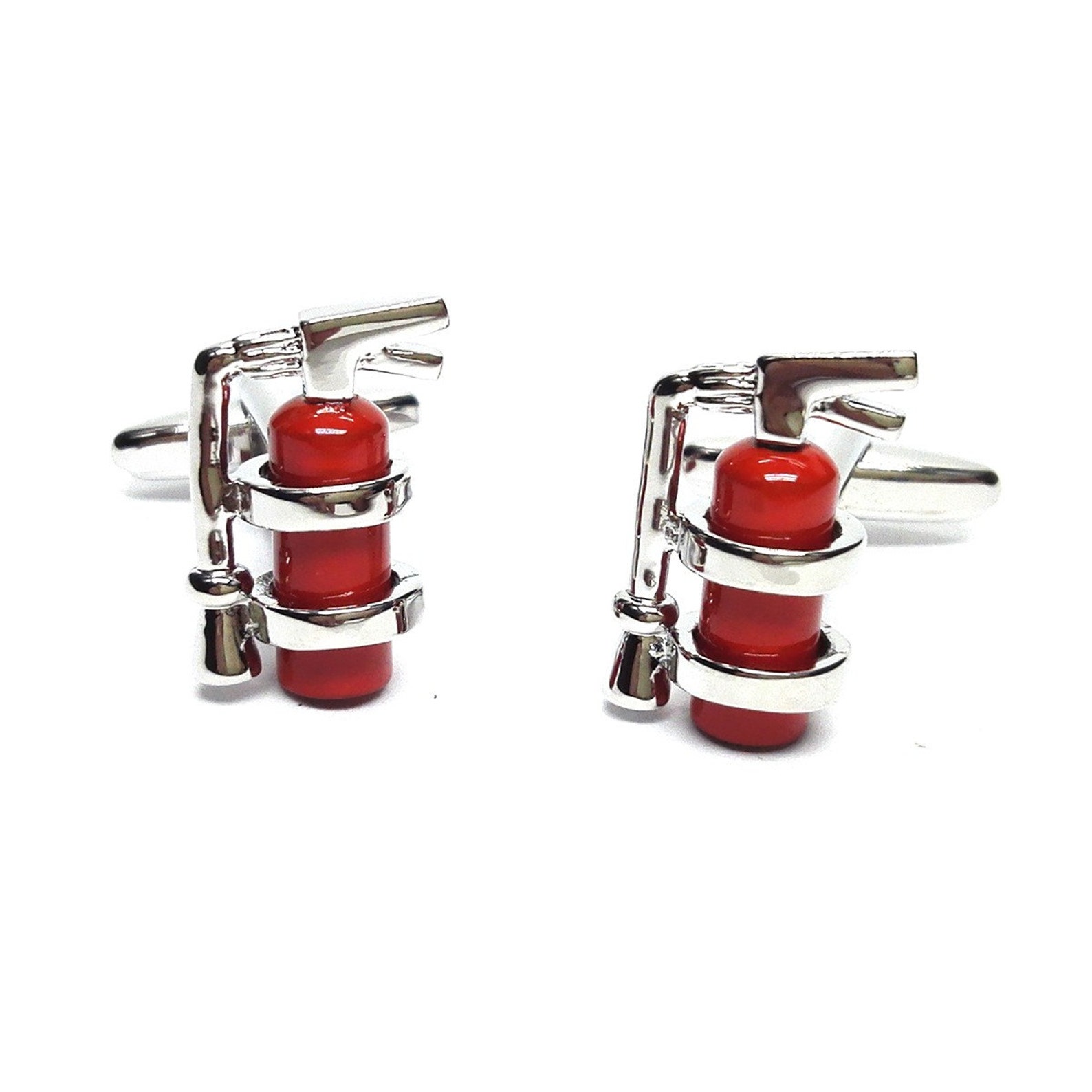 Novelty Fireman Fire Extinguisher Cufflinks & Engraved Gift - Etsy UK