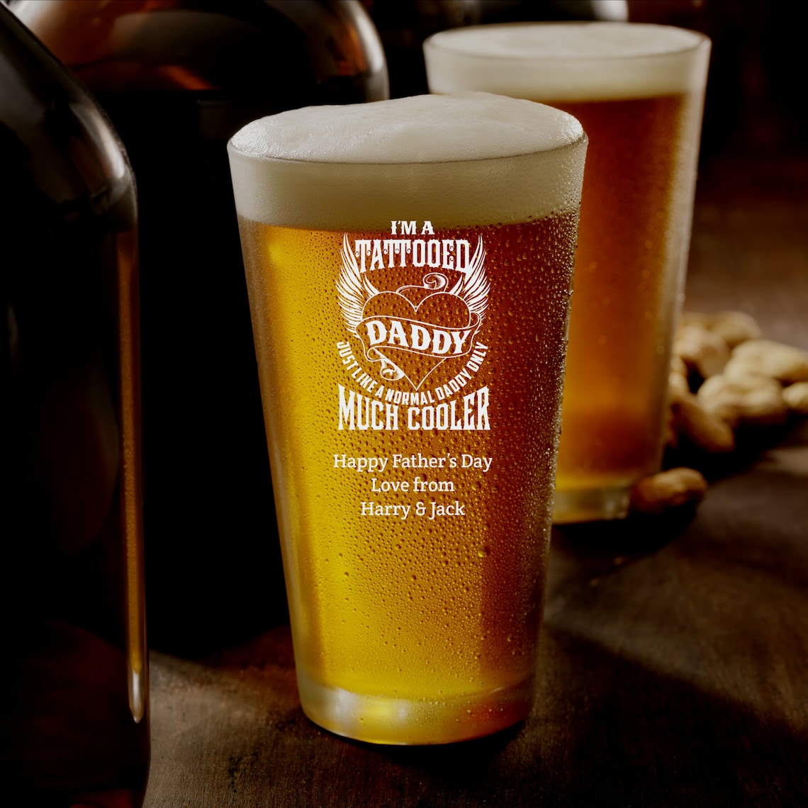 Personalised Pint Glasses Custom Beer Glass Engraved Pint Etsy Uk