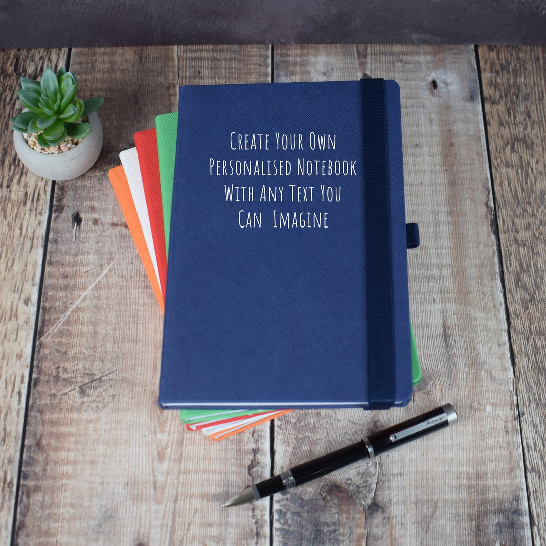 Personalised A5 Notebook - Personalised Gifts, Journal, Notebook A5 ...