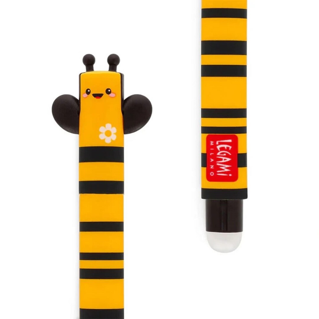 Legami Bumble Bee Erasable Gel Pen - Black Ink - Etsy