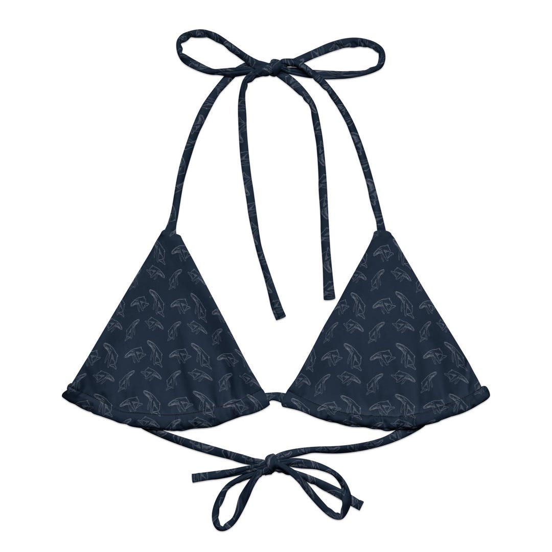 Humpback Whale String Bikini Top - Etsy