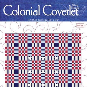 Colonial Coverlet Pattern by Wendy Sheppard for Moda, Project Size: 68 ...