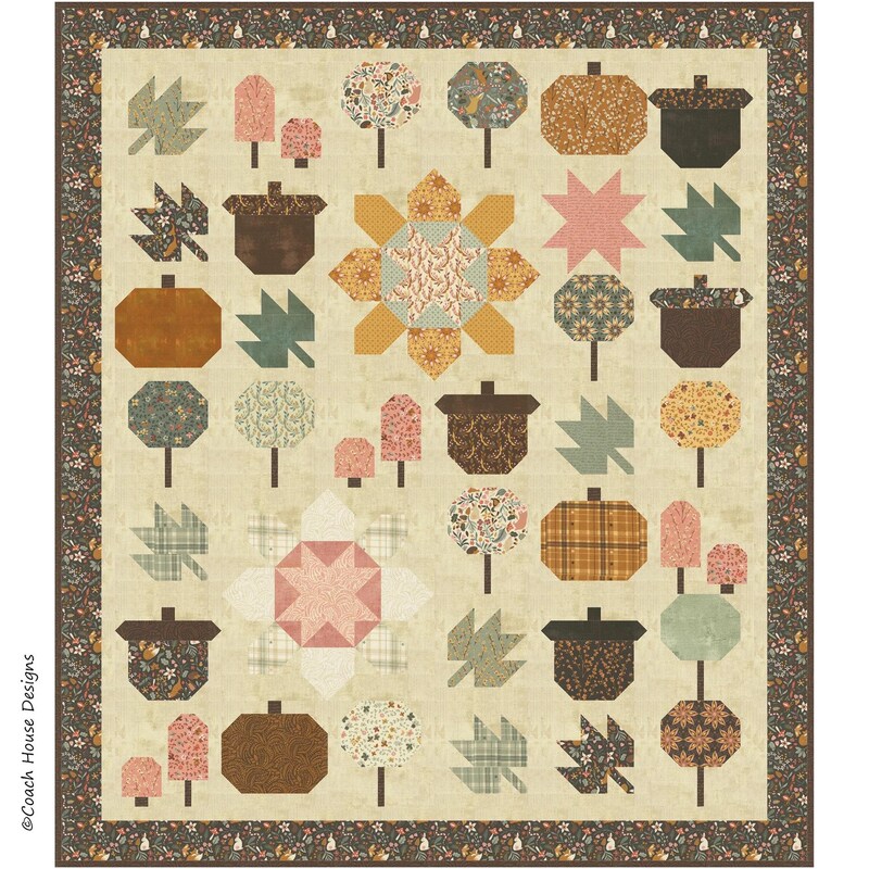 Forest Quilt Pattern - Etsy