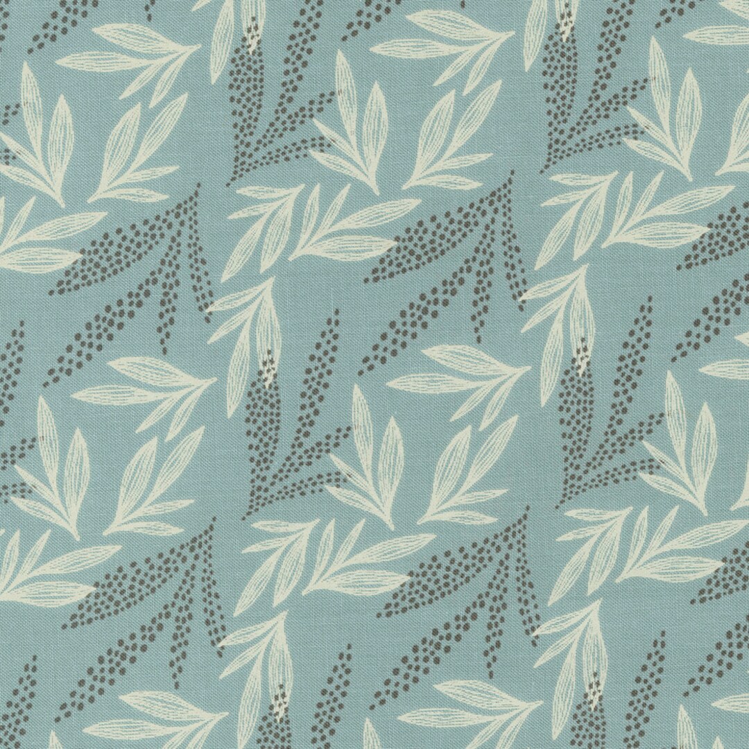 Woodland & Wildflowers - Leaf Lore Bluestone by Fancy That Design House ...