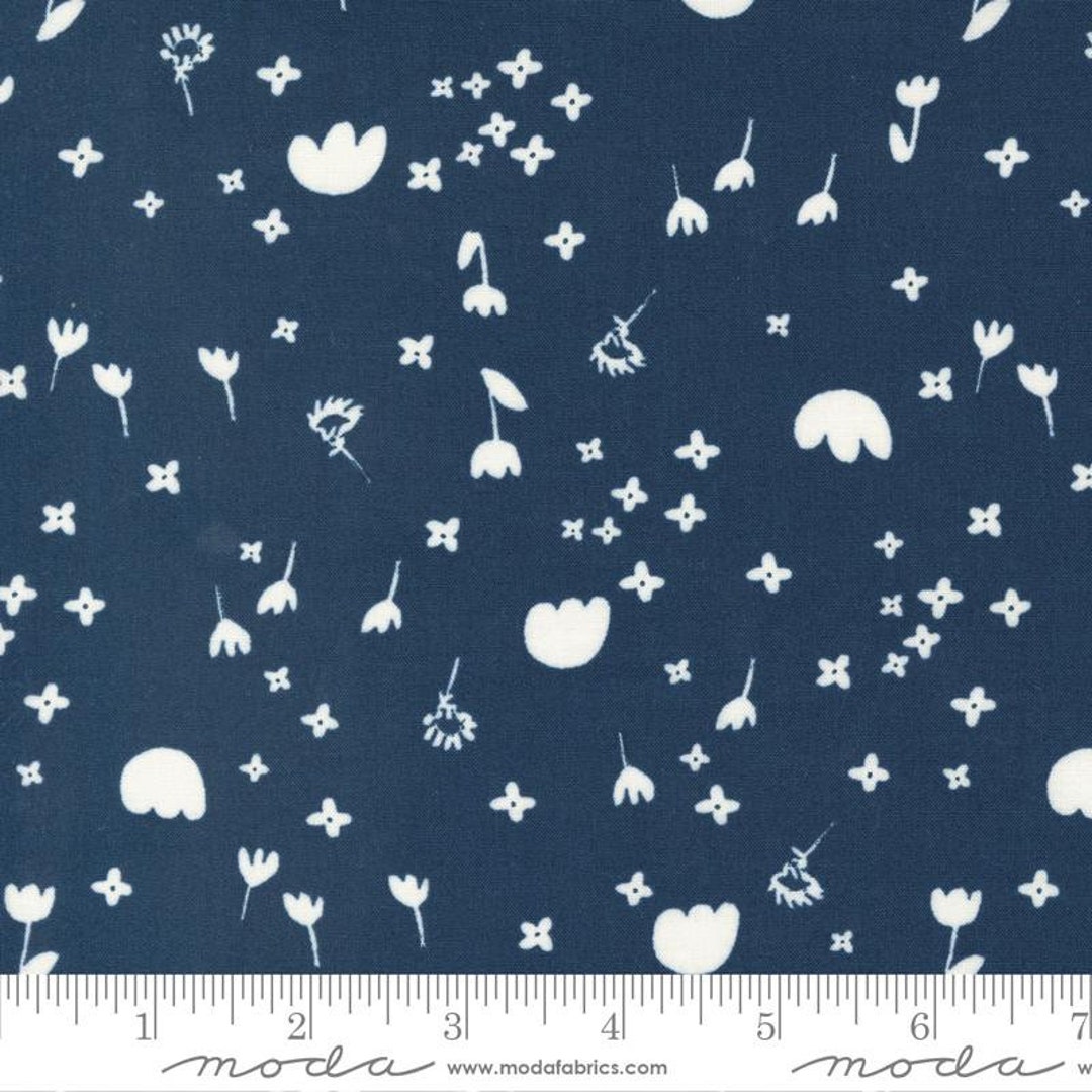 Marigold - Drift Small Floral Night by Aneela Hoey for Moda Fabrics, 1/2 Yard 24603 21 - Etsy