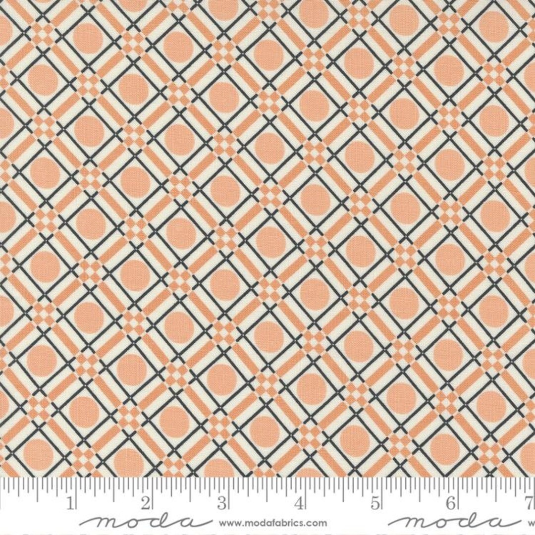 Owl O Ween - Party Plaid Ghost by Urban Chiks for Moda Fabrics, 1/2 ...