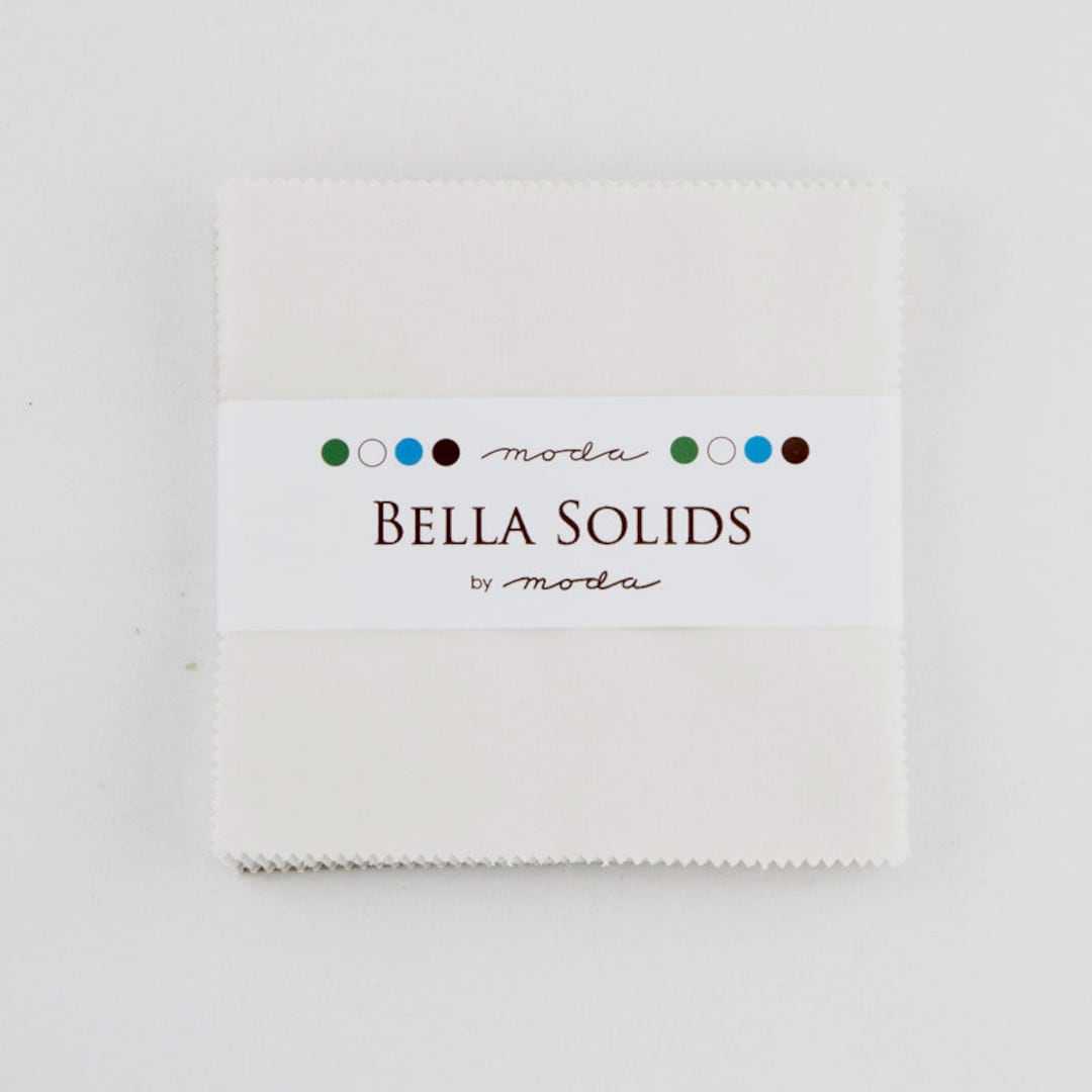 Bella Solids Charm Pack Feather by Moda 5 Squares - Etsy