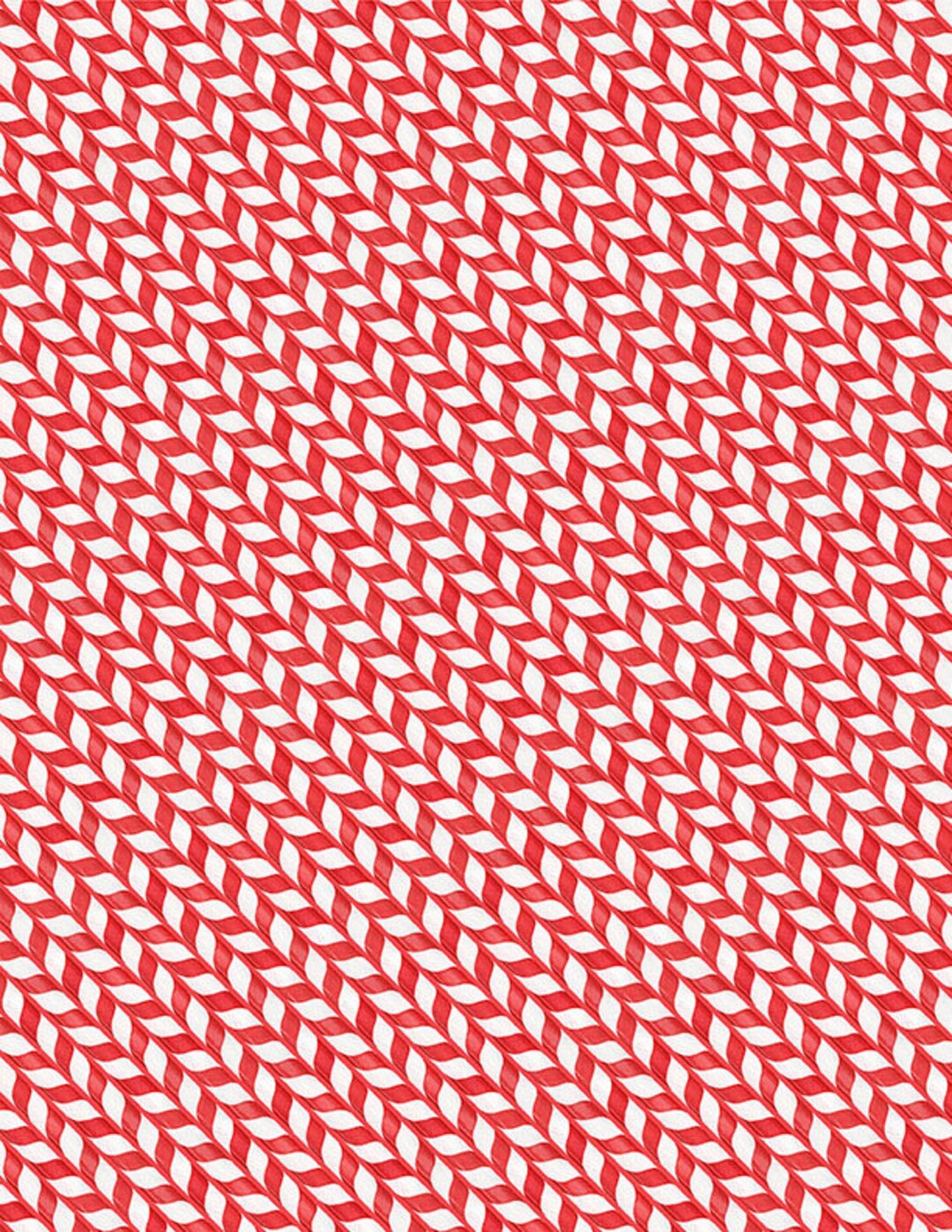 Frosty Merry-mints Peppermint Stripe Red by Danielle Leone for ...