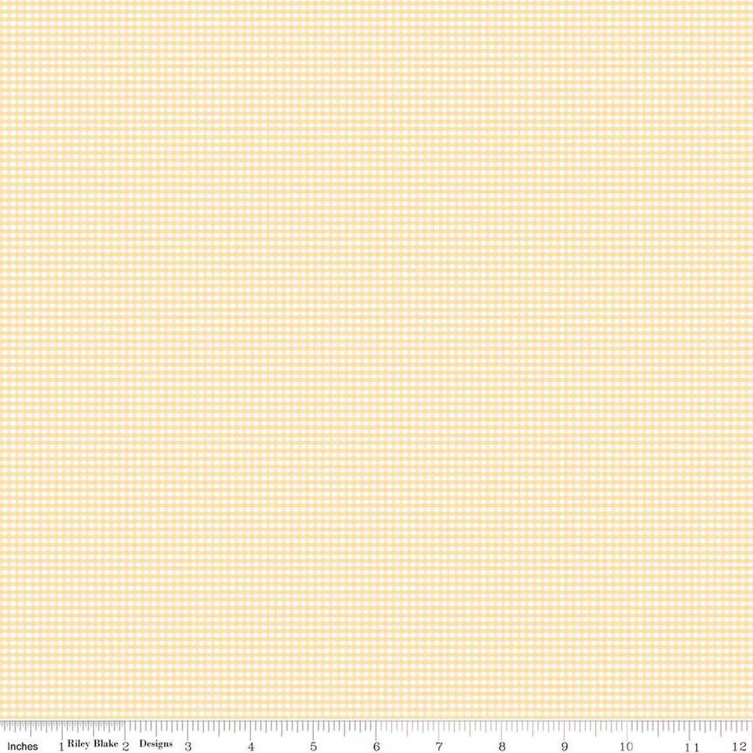 Micro Gingham - Beehive by Riley Blake Designs, 1/2 Yard Cut, C455R ...